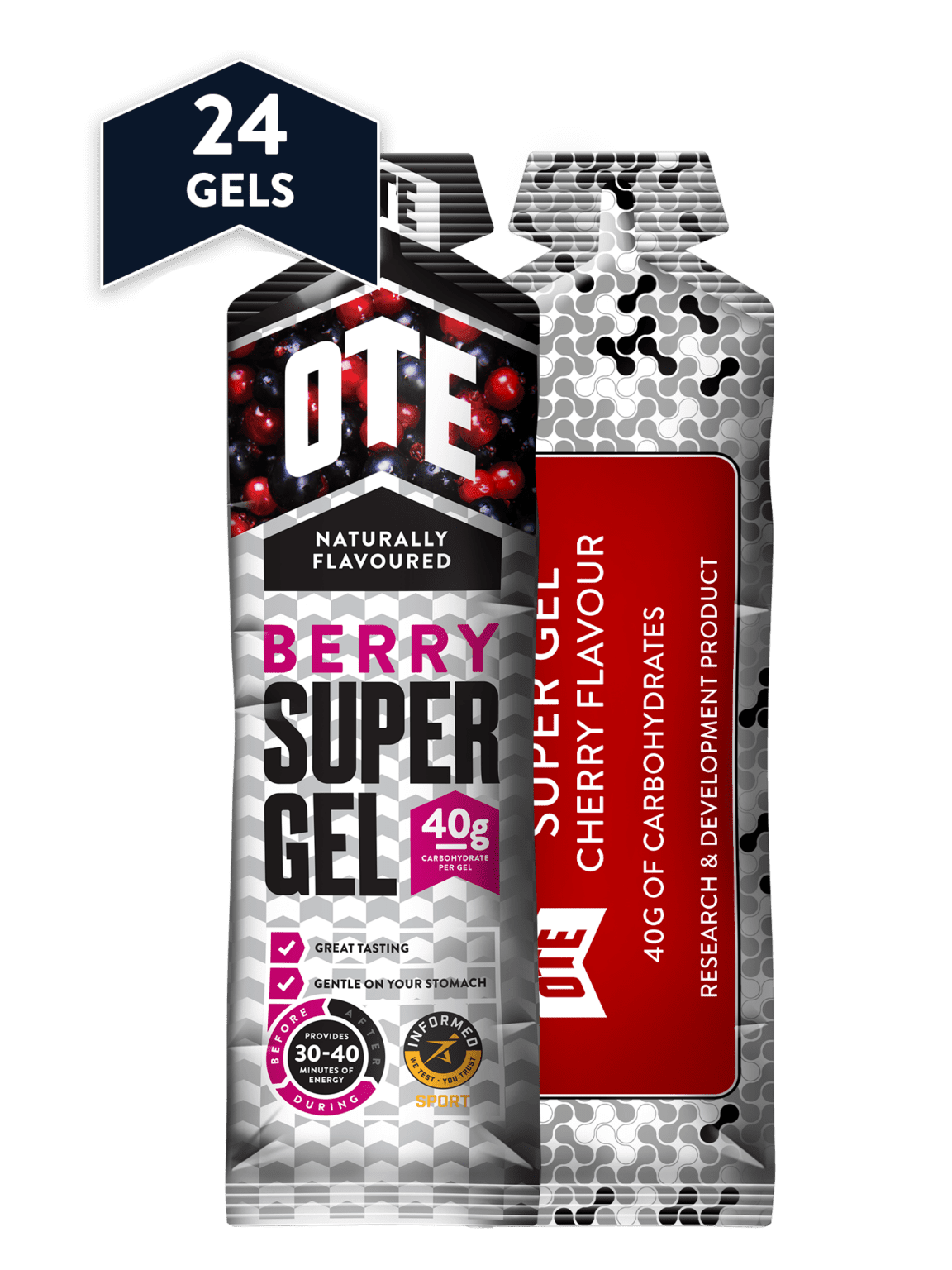 Mixed Super Gel Box - Berry and Cherry | 24 gels